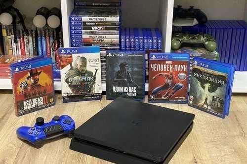 PS4 Playstation 4 Slim sony PS4 + игры fifa22 GTA5
