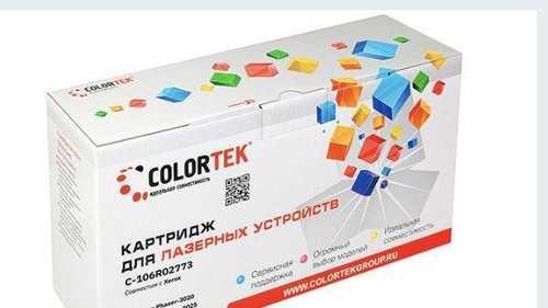 Картридж colortek CT-106R02773 3020/3025 для xerox