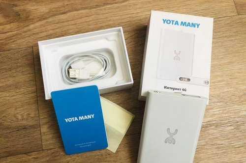 Мобильный wifi роутер LTE 4g yota many