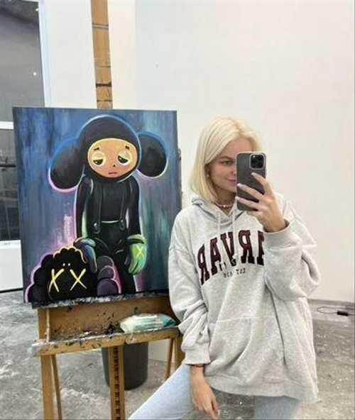 Картина интерьерная kaws