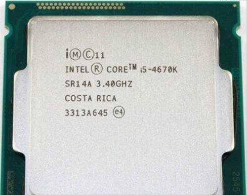Процессор intel core i5 4670k (Скальпированный)