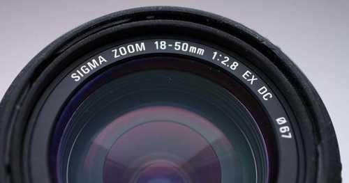 Sigma dc 18 50mm