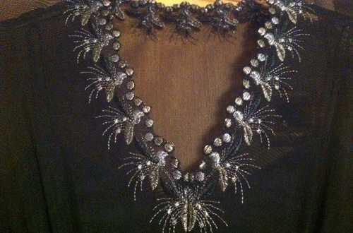 Элегантное черное женское платье Jones New York