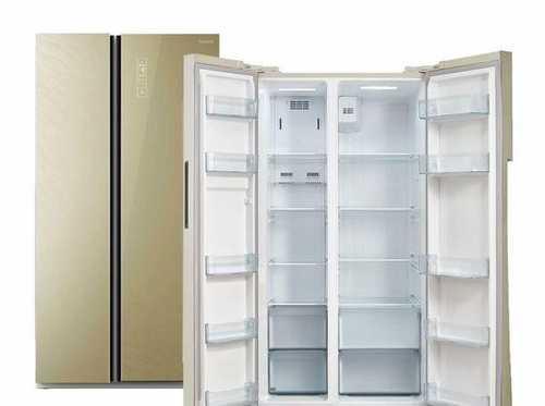 Холодильник новый Бирюса SBS 587 GG Side-by-side