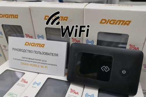 4G модем WiFi роутер Безлимитный Интернет Digma-A4