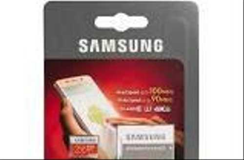 Карта памяти SAMSUNG microsdxc EVO+ V2 256Gb+SD ad