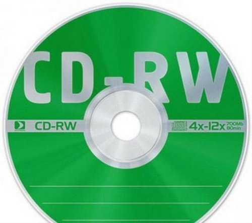 Диск CD-RW 12Х Data Standart в бумажном конверте