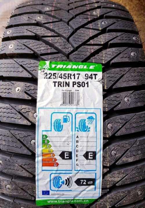 225/45R17 triangle PS01 шипы и другие