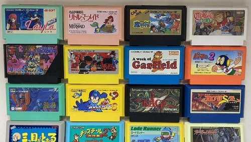 Картриджи оригинал Famicom/Dendy