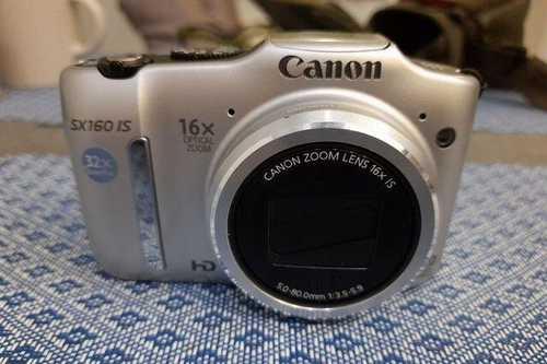 Фотоаппарат Canon PowerShot SX160 IS зум 16х