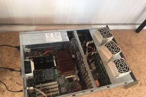 Сервер supermicro в корпусе SCA833S Rev1.1