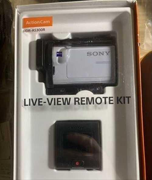 Экшн камера Sony HDR-AS300R Remote Kit+допы