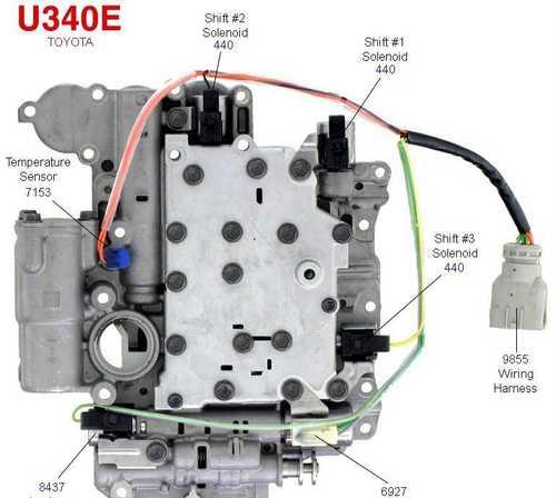 Гидроблок АКПП Toyota U340E