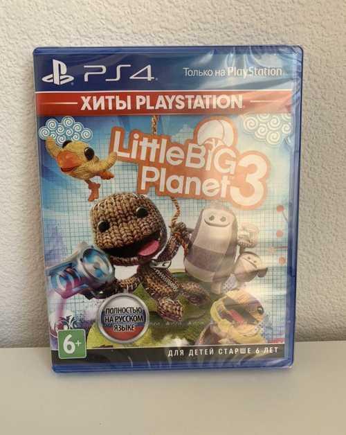Игра Sony PS4 LittleBigPlanet3 новый диск лицензия