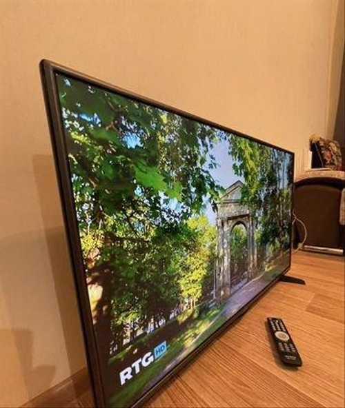 Метровый LED телевизор LG, 107 см, цифровое тв