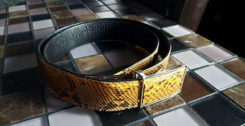 Ремень из кожи кобры