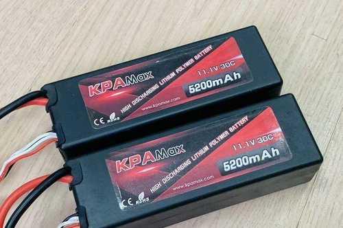 Аккумуляторы lipo li-po 3s 5200mah 30C