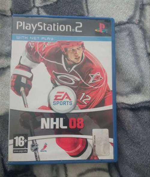 Диск на Sony PlayStation 2 (NHL 08)