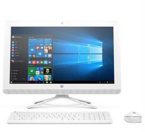 Белый моноблок HP 22" A6 2.4Гц/4GB/1TB