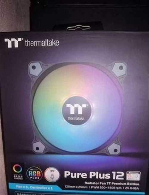 Вентилятоты Thermaltake pure plus 12 3шт