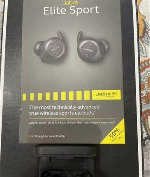 Беспроводные наушники Jabra elite sport без правог