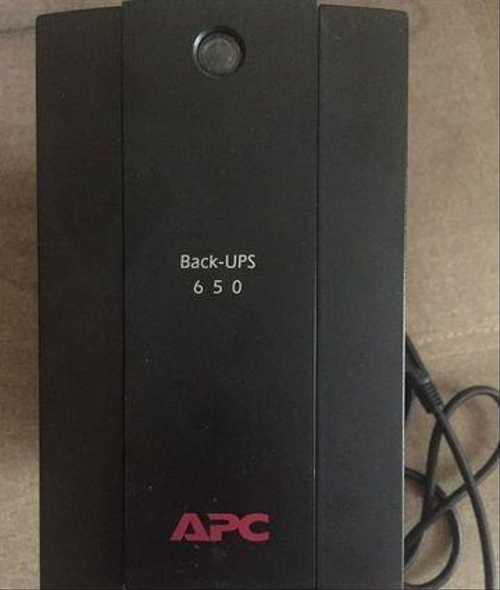 Источник бесперебойного питания apc black-ups 650v