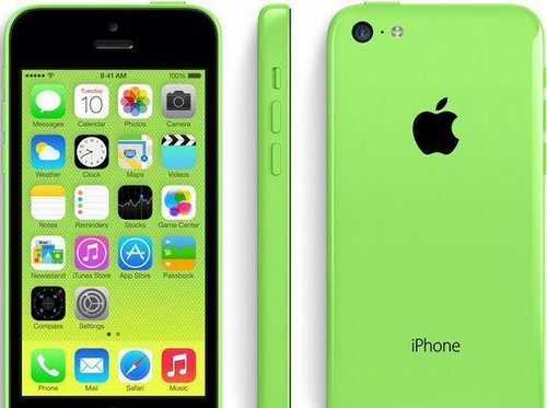 iPhone 5c Green заблокированный