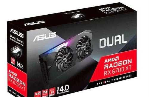 Видеокарты Asus Radeon RX 6700 XT Dual 5 шт