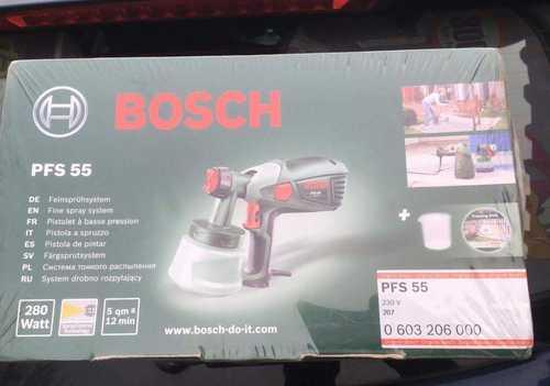 Краскопульт Bosch pfs 55