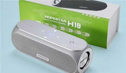 Портативная колонка hopestar H19 сенсорная серая