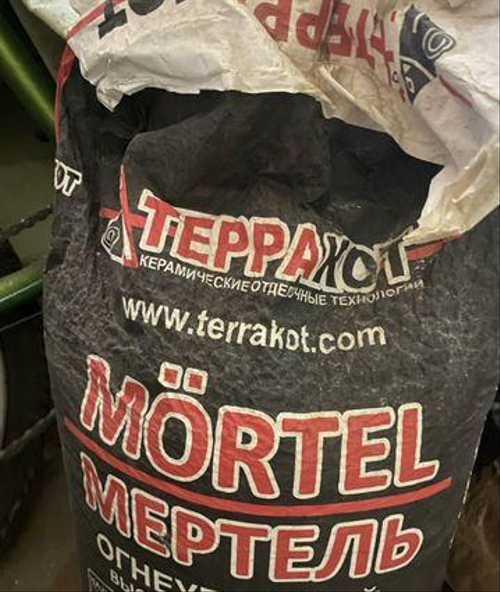 Огнеупорный шамотный мертель