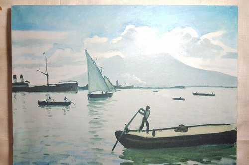 Картина Альбера Марке Неаполитанский залив, 1909 г