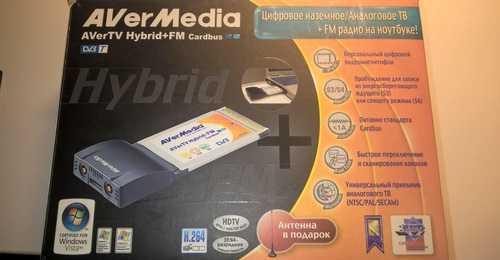 Тв тюнер AVerMedia avertv Hybrid+ FM Cardbus