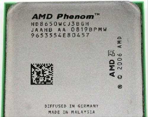 Phenom x3 8650
