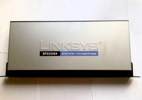 Коммутатор Linksys SPS224G4