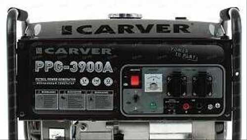 Бензогенератор carver PPG-3900 AE 2,9-3,2 кВт