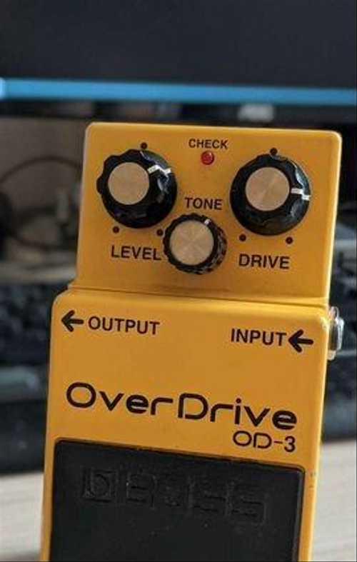 Boss OD-3 overdrive гитарная педаль