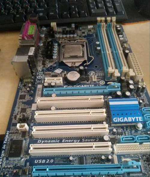 Комплект 1156 ga-p55-us3l rev 2.1 + i5 661