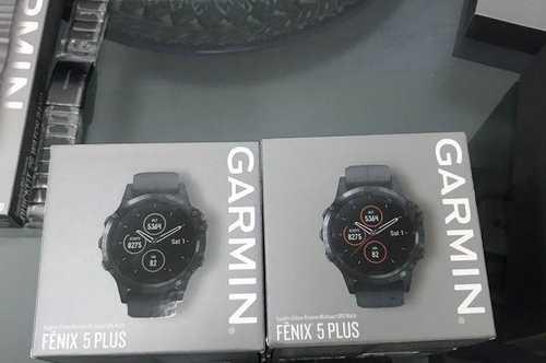Garmin fenix 5 plus sapphire сталь/титан черный/се