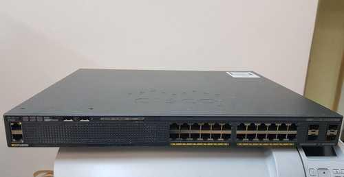 Cisco WS-C2960X-24PS-L + stack poe коммутатор L2