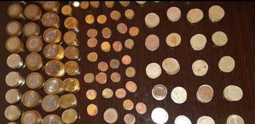 Монеты без повторов 460 шт коллекция от царских