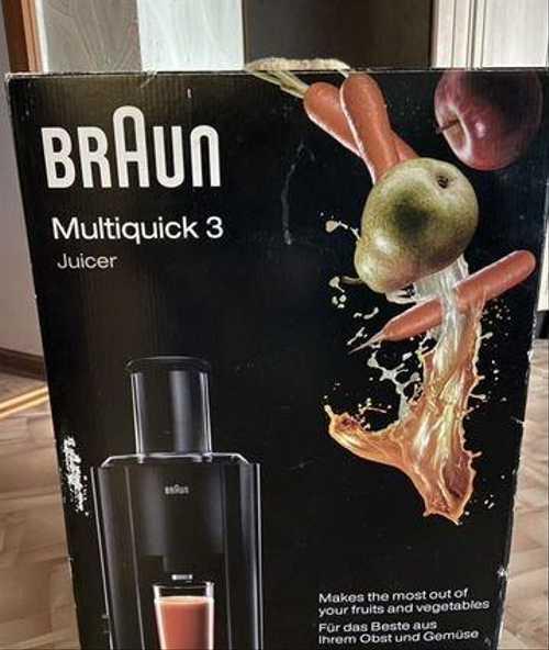 Соковыжималка Braun multiquick 3