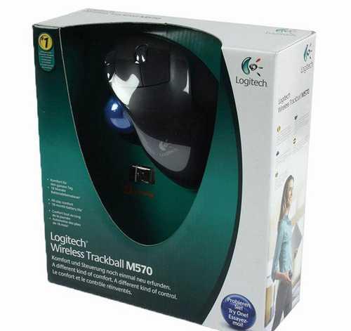 Logitech Wireless Trackball M570 Абсолютно Новый