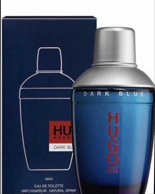 Туалетная вода для мужчин hugo boss dark blue, 75