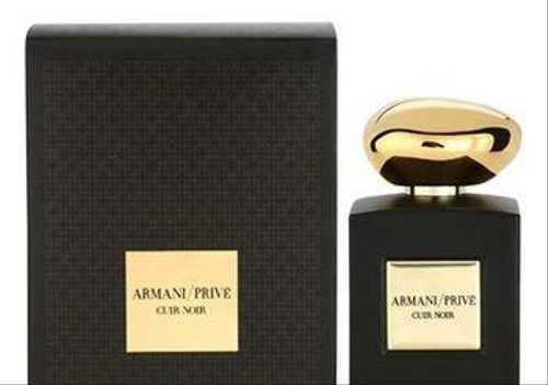 Giorgio Armani Prive Cuir Noir