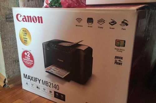 Мфу принтер сканер копир Canon Maxify MB2140