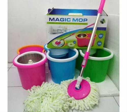 Швабра с отжимом spin and go 2 Magic Mop