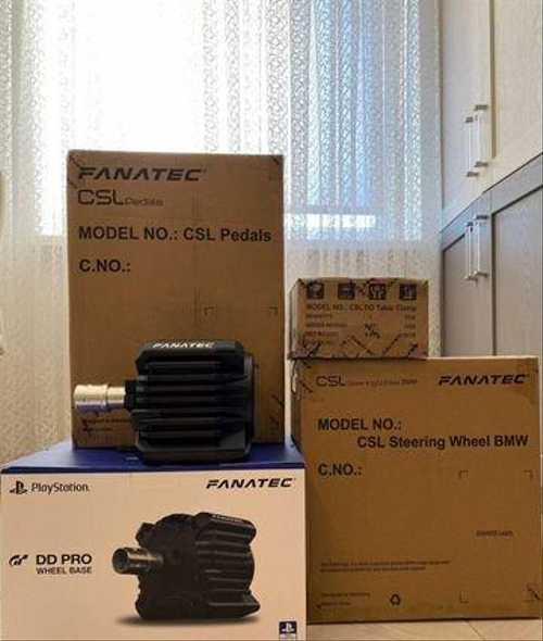 Fanatec DD Pro 8Nm, CSL BMW Wheel, CSL pedals