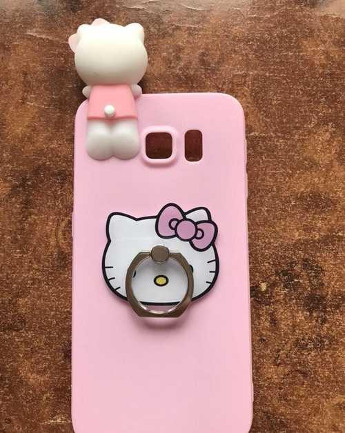 Чехол Hello Kitty для SAMSUNG galaxy S6