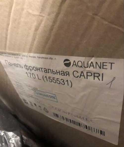 Ванна угловая Aquanet Capri 170x110 левосторонняя